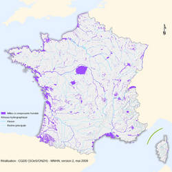 carte de france des zones vertes
